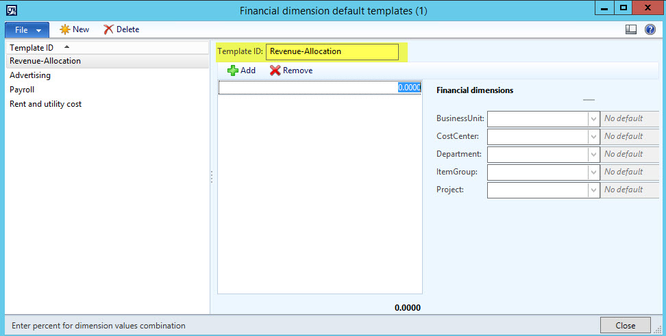 Financial Dimension Templates – Dynamics AX Blog by Vamsi Pranith