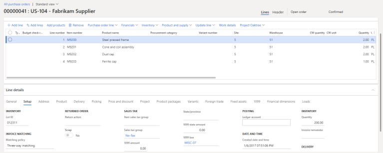 Vendor invoices – matching receipts to vendor invoice lines and Pre ...